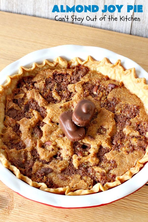 Almond Joy Pie – Can't Stay Out of the Kitchen