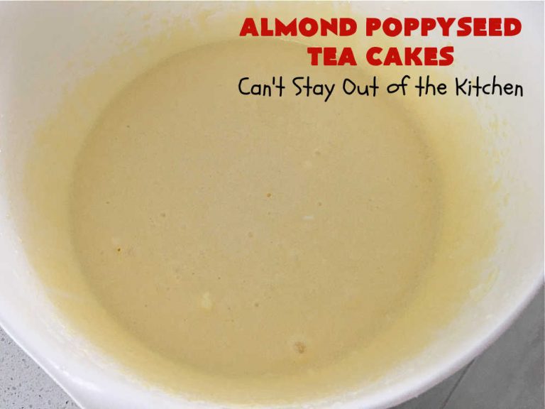 Almond Poppyseed Tea Cakes – Can't Stay Out of the Kitchen