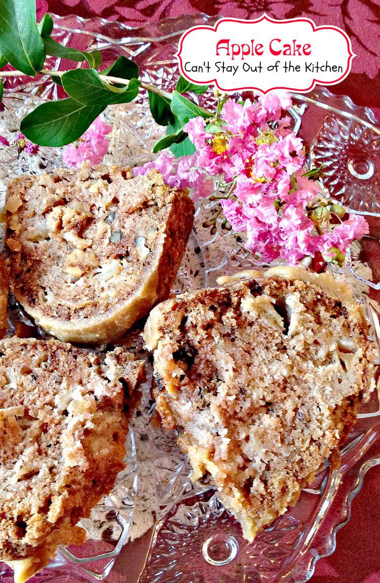 Apple Cake – VBS Week Hospitality Pix 422 – Can't Stay Out of the Kitchen