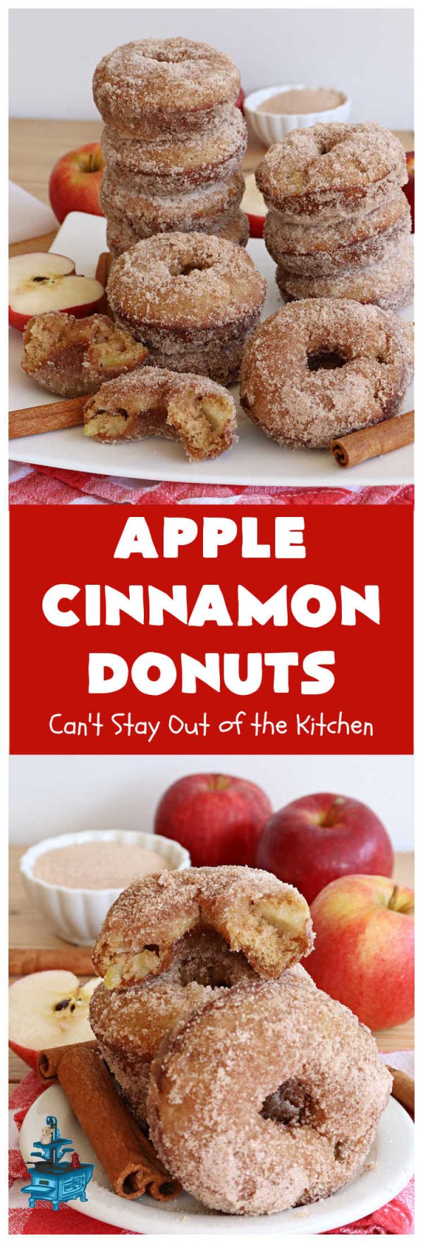 Apple Cinnamon Donuts – Can't Stay Out of the Kitchen