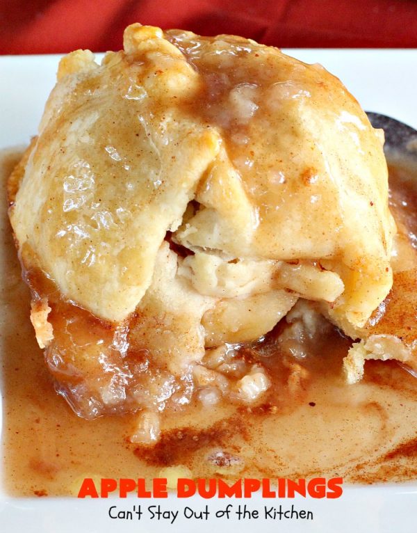 Apple Dumplings – Can't Stay Out of the Kitchen