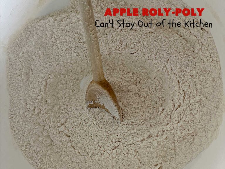 Apple Roly-Poly – Can't Stay Out of the Kitchen