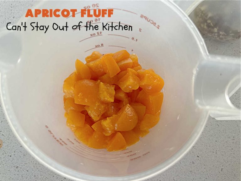 Apricot Fluff – Can't Stay Out of the Kitchen