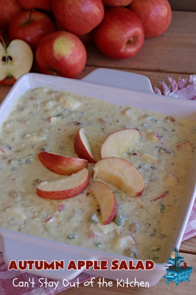 Autumn Apple Salad – Can't Stay Out of the Kitchen