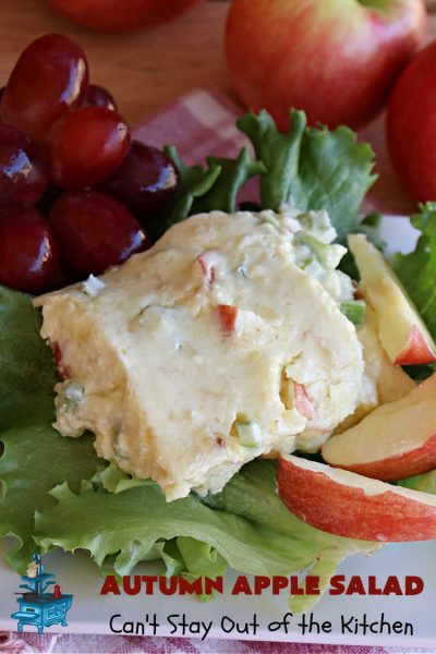 Autumn Apple Salad – Can't Stay Out of the Kitchen