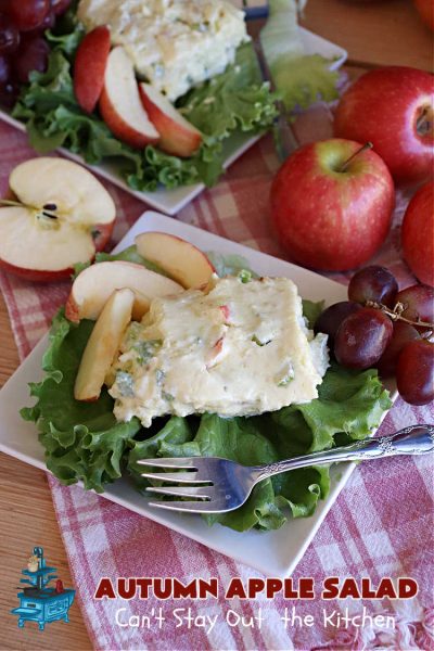 Autumn Apple Salad – Can't Stay Out of the Kitchen