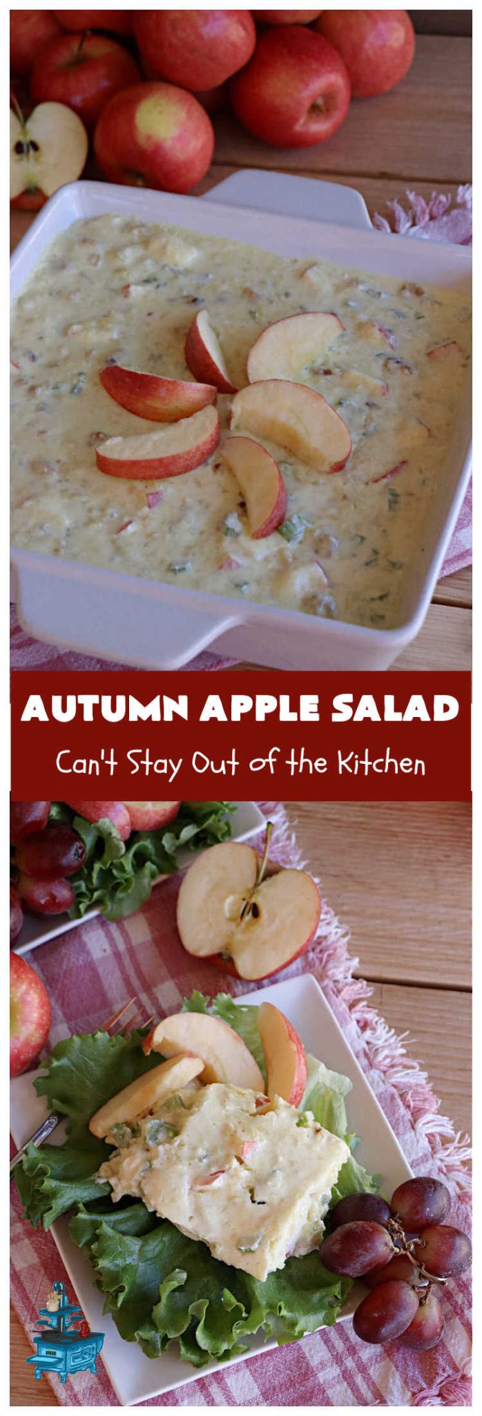 Autumn Apple Salad – Can't Stay Out of the Kitchen