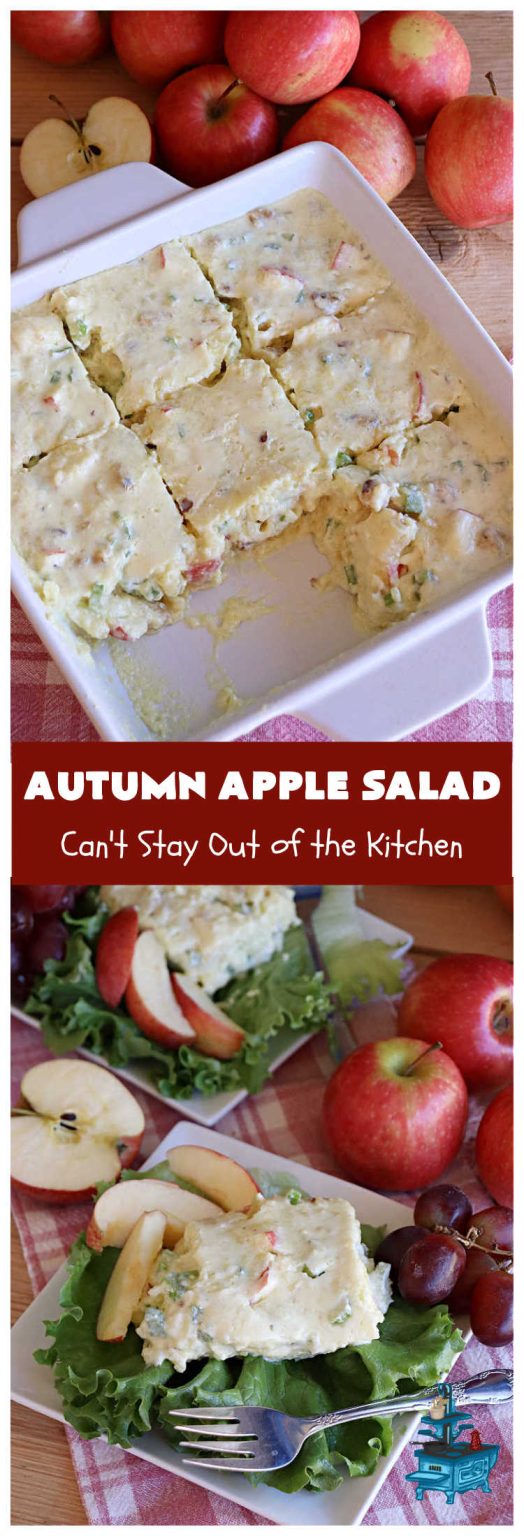 Autumn Apple Salad – Can't Stay Out of the Kitchen