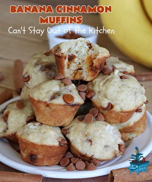 Banana Cinnamon Muffins – Can't Stay Out of the Kitchen