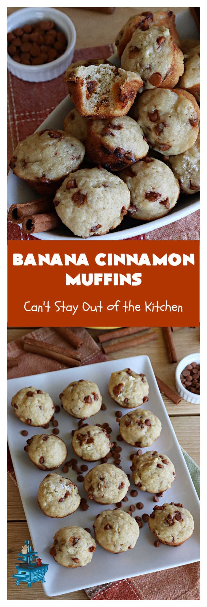 Banana Cinnamon Muffins – Can't Stay Out of the Kitchen