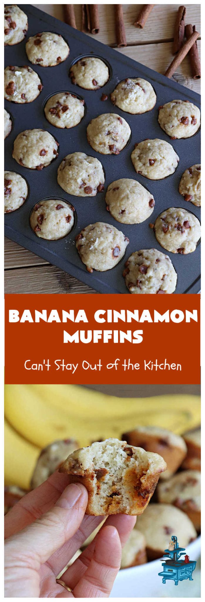 Banana Cinnamon Muffins – Can't Stay Out of the Kitchen