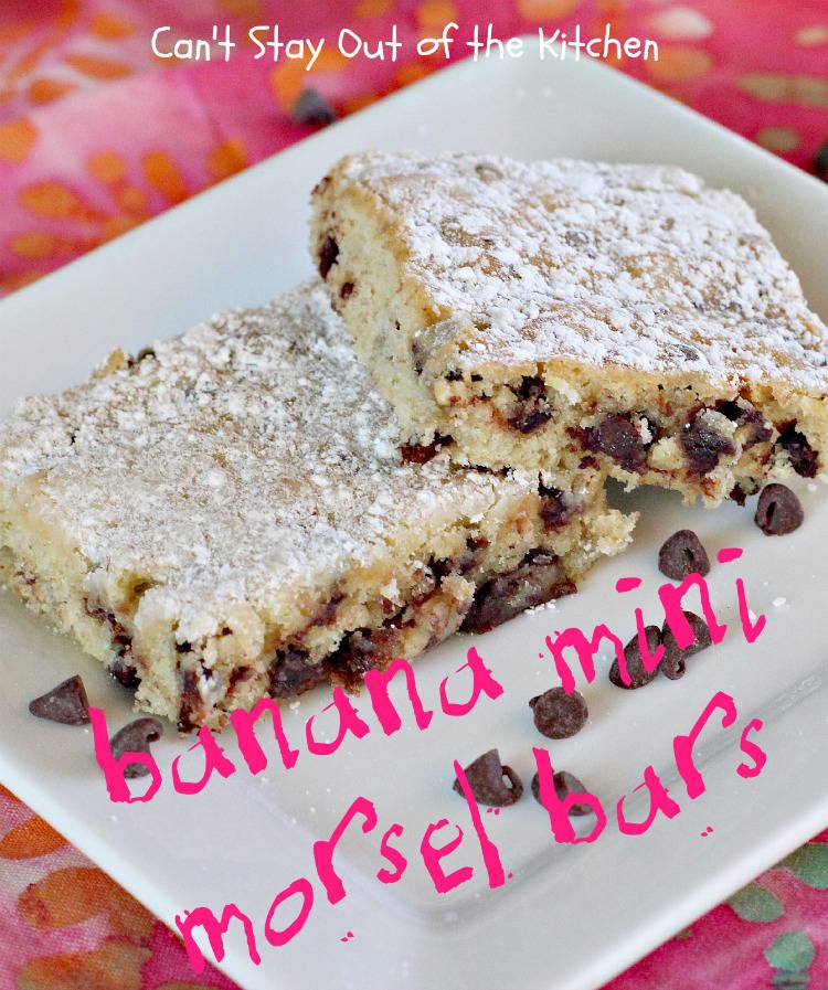 Banana Mini Morsel Bars – IMG_6519.jpg – Can't Stay Out of the Kitchen