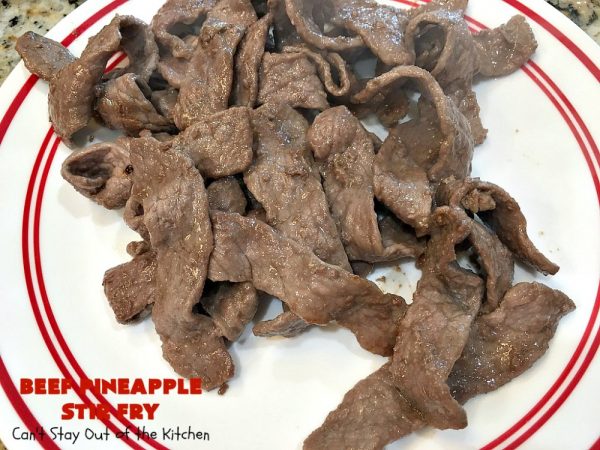 Beef Pineapple Stir Fry – Can't Stay Out of the Kitchen