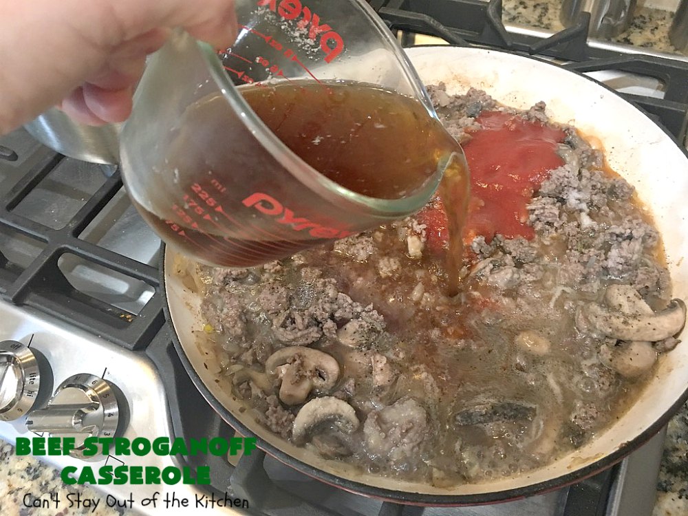 Beef Stroganoff Casserole – Can't Stay Out of the Kitchen