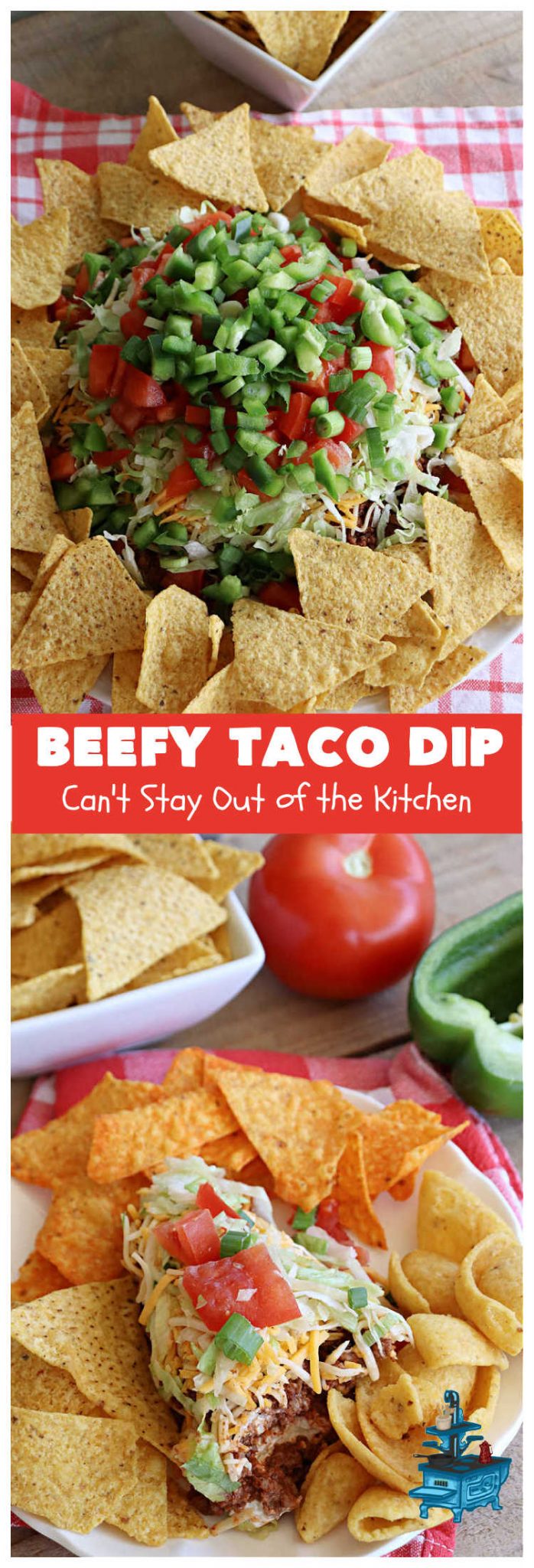 Beefy Taco Dip – Can't Stay Out of the Kitchen