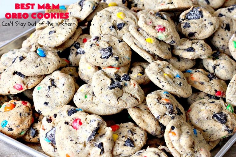 Best M&M Oreo Cookies – Can't Stay Out of the Kitchen