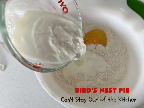Bird’s Nest Pie – Can't Stay Out of the Kitchen