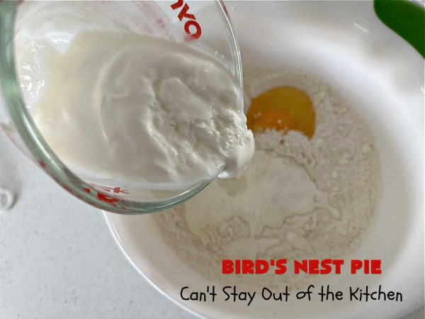 Bird’s Nest Pie – Can't Stay Out of the Kitchen