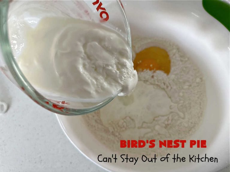 Bird’s Nest Pie – Can't Stay Out of the Kitchen