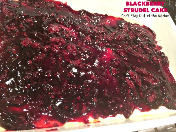 Blackberry Strudel Cake – Can't Stay Out of the Kitchen