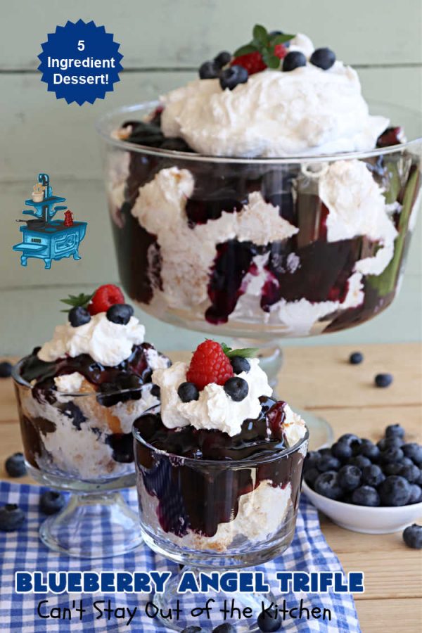 Blueberry Angel Trifle – Can't Stay Out of the Kitchen
