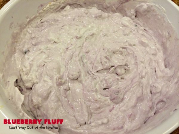 Blueberry Fluff – Can't Stay Out of the Kitchen
