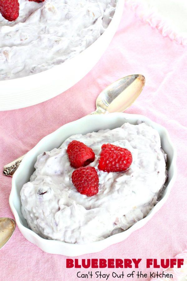 Blueberry Fluff – Can't Stay Out of the Kitchen