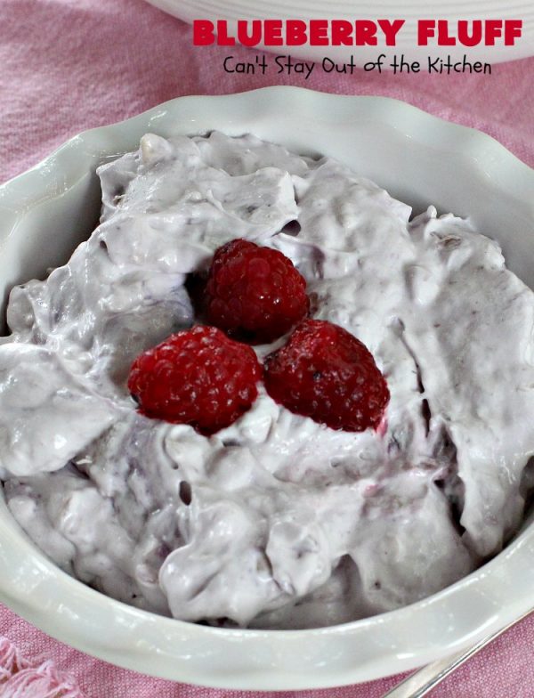 Blueberry Fluff – Can't Stay Out of the Kitchen