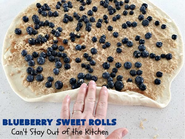 Blueberry Sweet Rolls – Can't Stay Out of the Kitchen