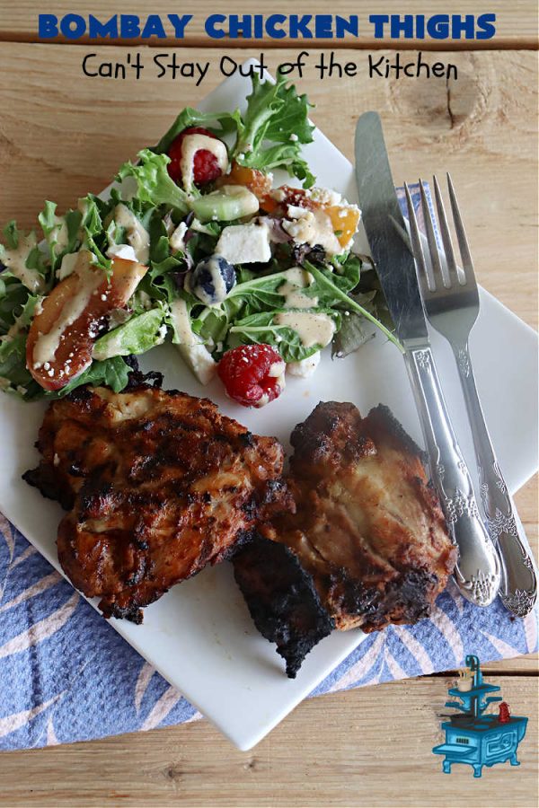 Bombay Chicken Thighs – Can't Stay Out of the Kitchen