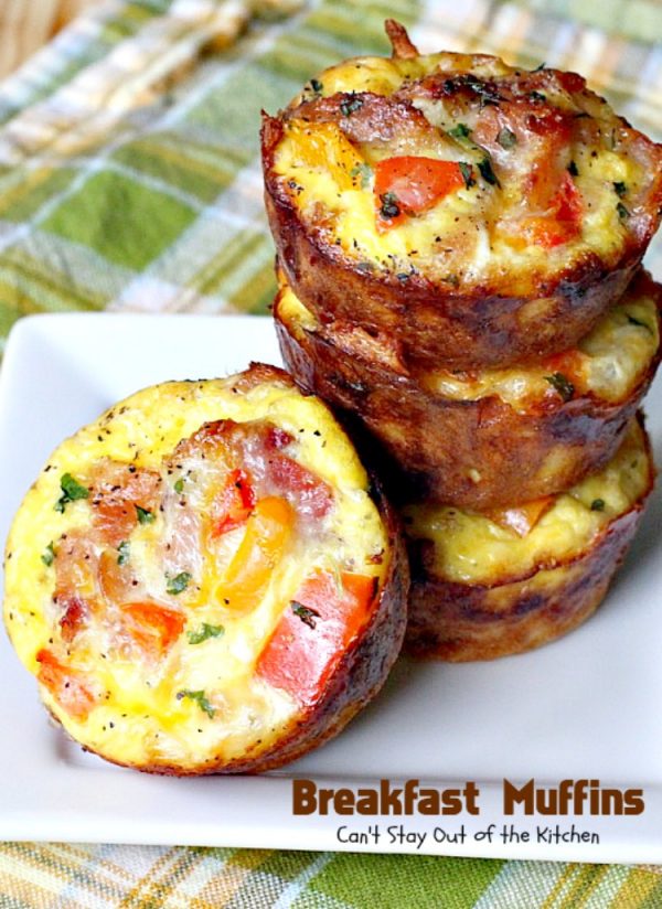 Breakfast Muffins – Can't Stay Out of the Kitchen