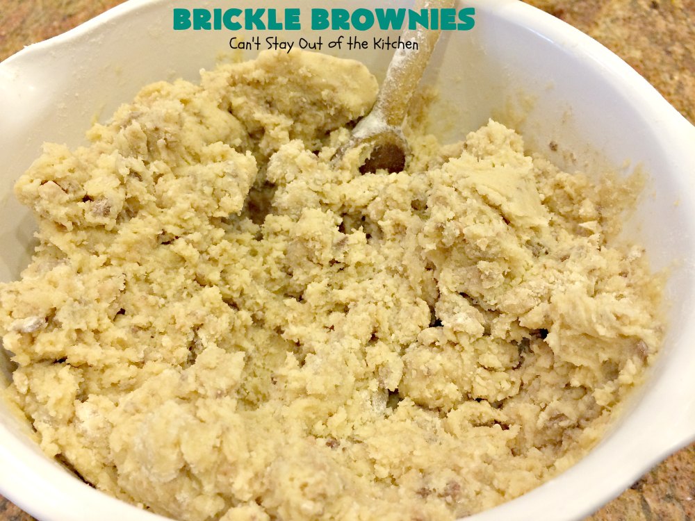 Brickle Brownies – Can't Stay Out of the Kitchen