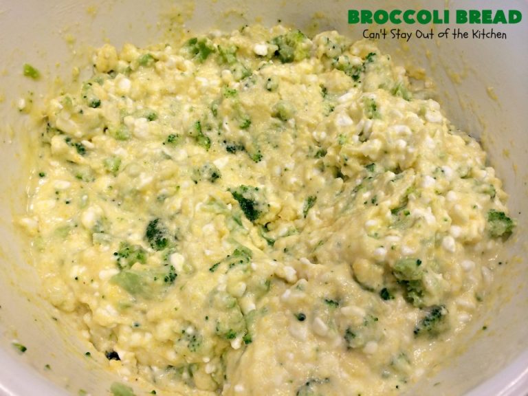 Broccoli Bread – Can't Stay Out of the Kitchen