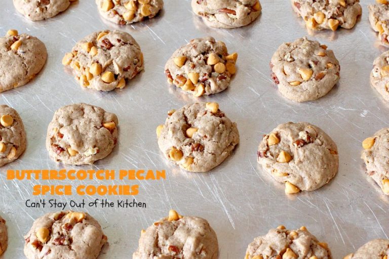 Butterscotch Pecan Spice Cookies – Can't Stay Out of the Kitchen