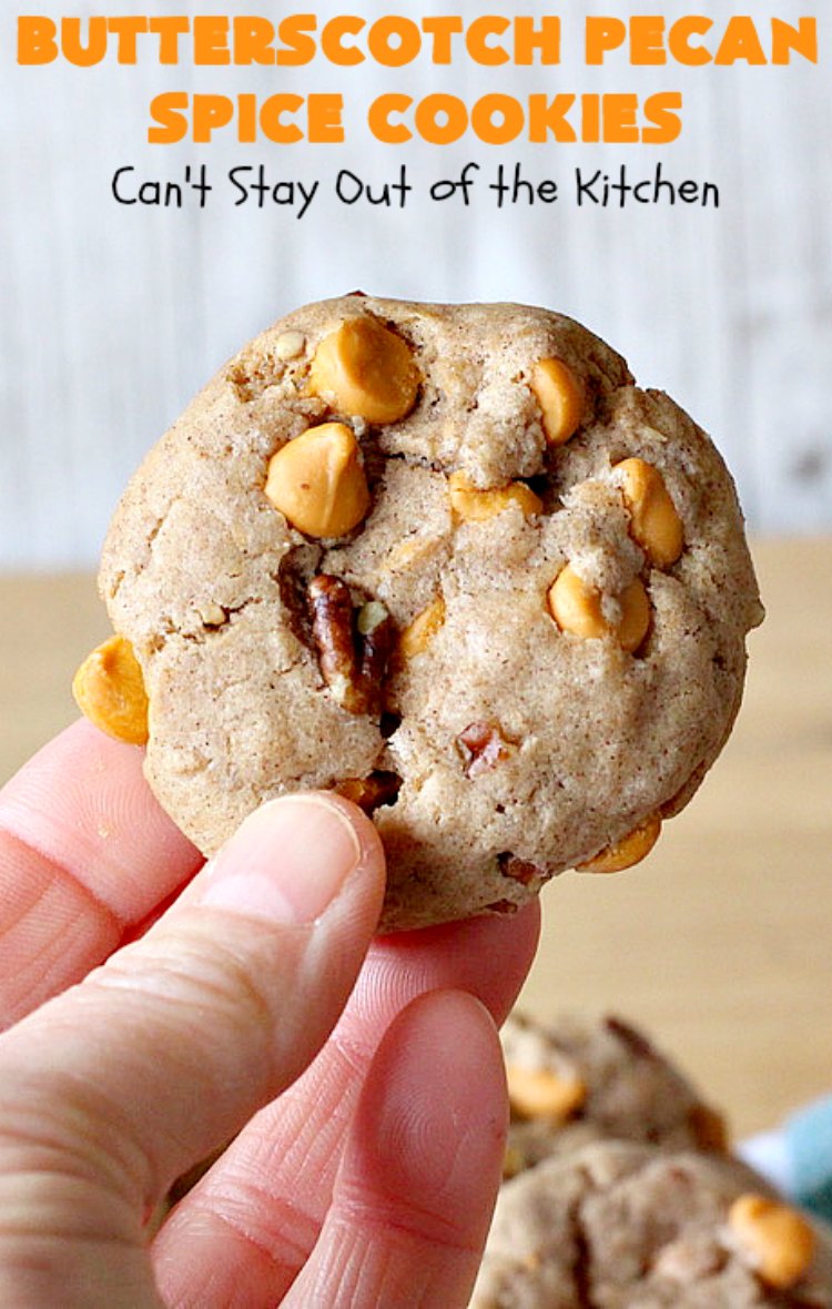 Butterscotch Pecan Spice Cookies – Can't Stay Out of the Kitchen
