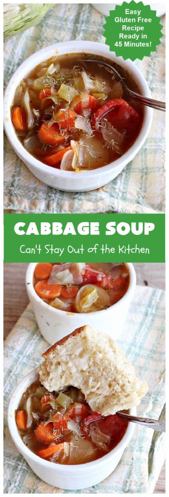 Cabbage Soup – Can't Stay Out of the Kitchen