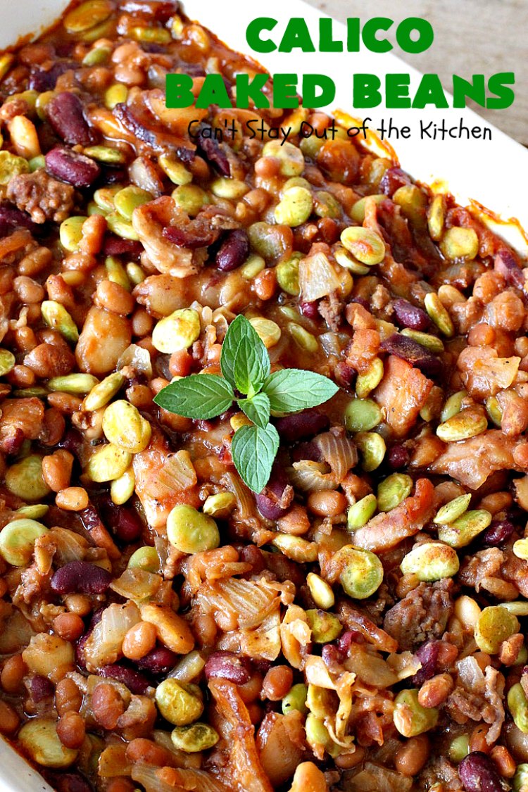 Calico Baked Beans – Can't Stay Out of the Kitchen