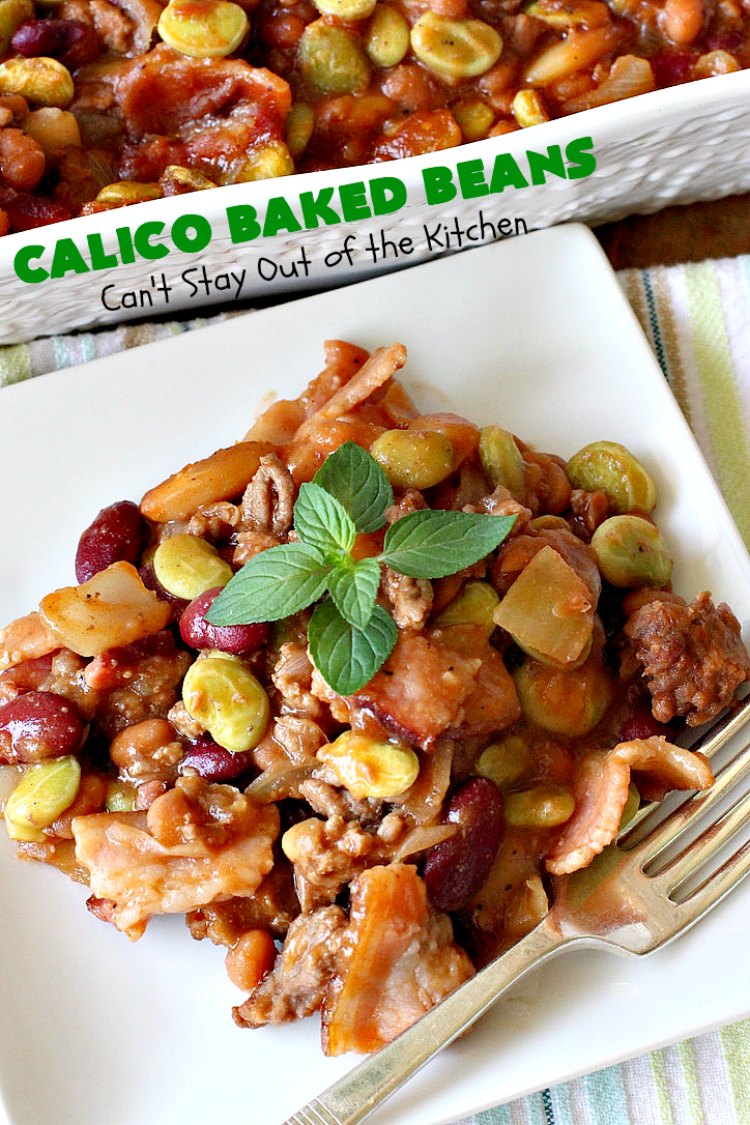 Calico Baked Beans – Can't Stay Out of the Kitchen