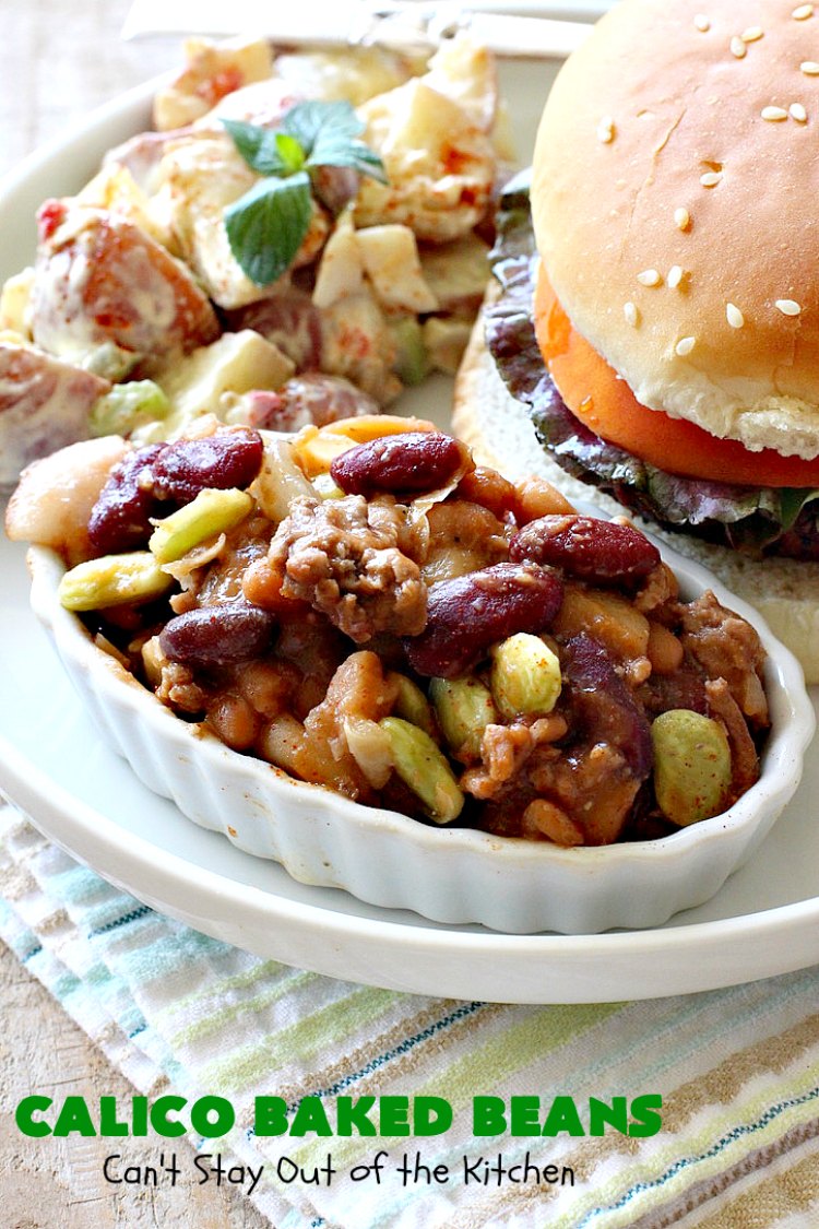 Calico Baked Beans – Can't Stay Out of the Kitchen