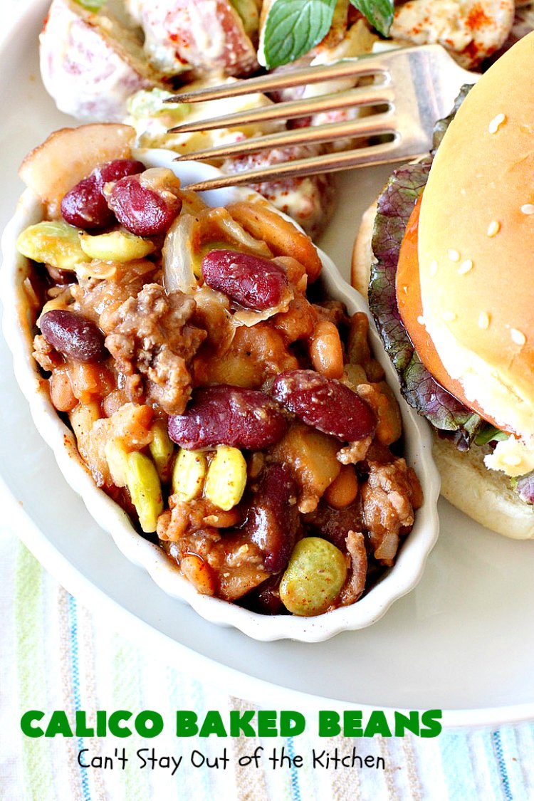 Calico Baked Beans – Can't Stay Out of the Kitchen