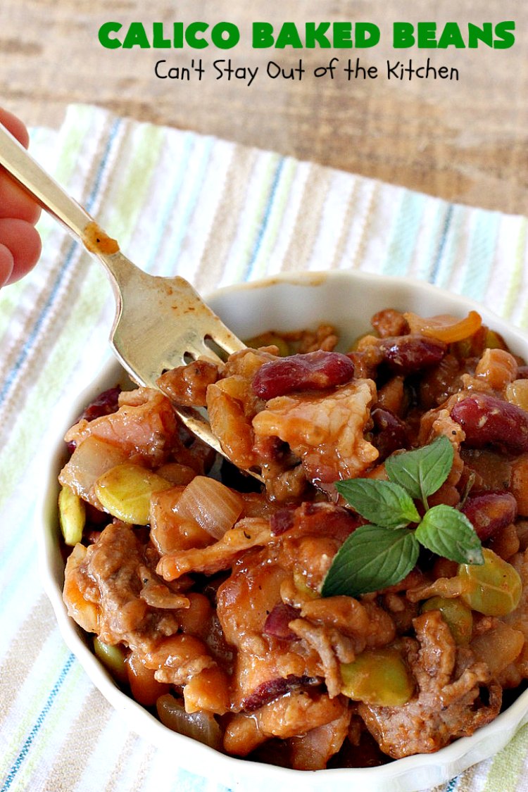 Calico Baked Beans – Can't Stay Out of the Kitchen