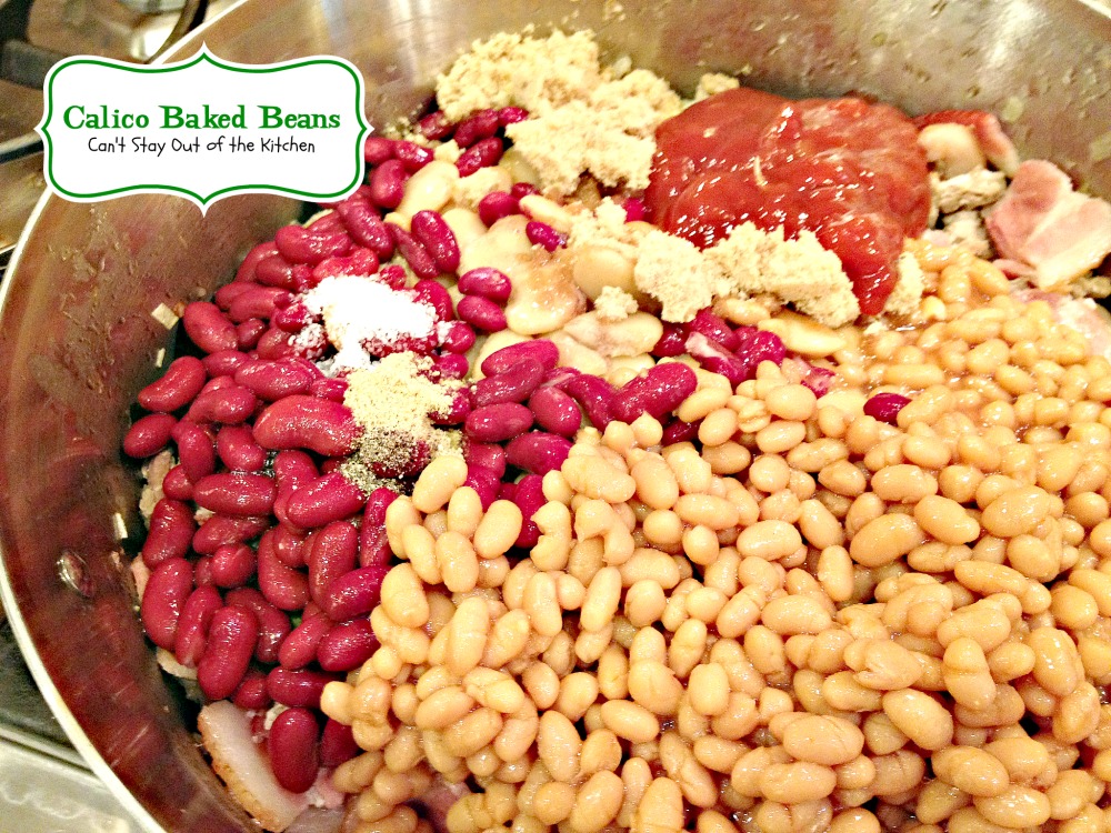 Calico Baked Beans – Recipe Pix 11 283 – Can't Stay Out of the Kitchen