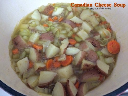 Canadian Cheese Soup – Can't Stay Out of the Kitchen