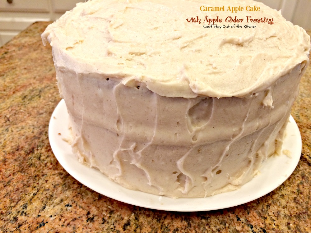Caramel Apple Cake with Apple Cider Frosting – IMG_5902 – Can't Stay ...