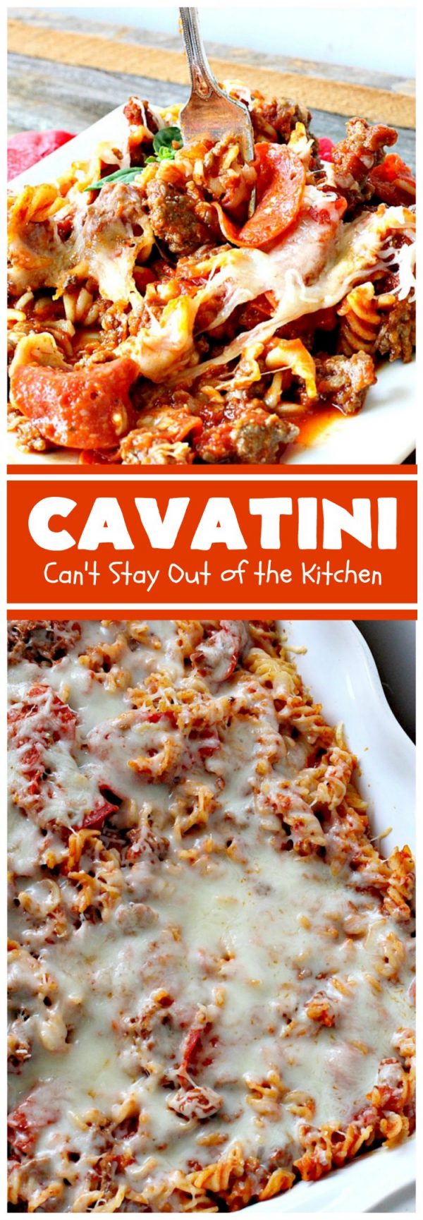 Cavatini – Can't Stay Out of the Kitchen