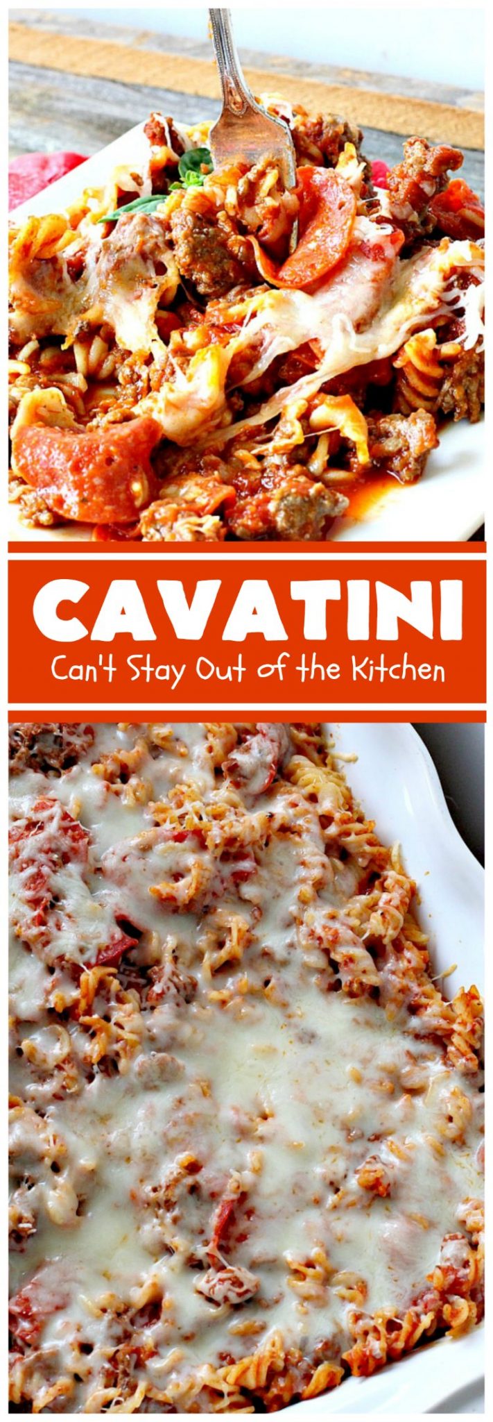 Cavatini – Can't Stay Out of the Kitchen