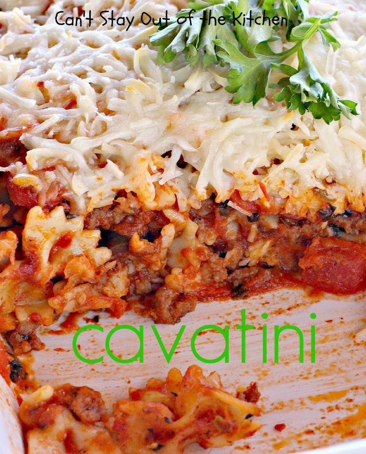 Cavatini - Can't Stay Out of the Kitchen
