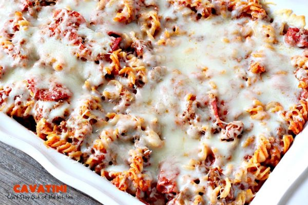 Cavatini – Can't Stay Out of the Kitchen