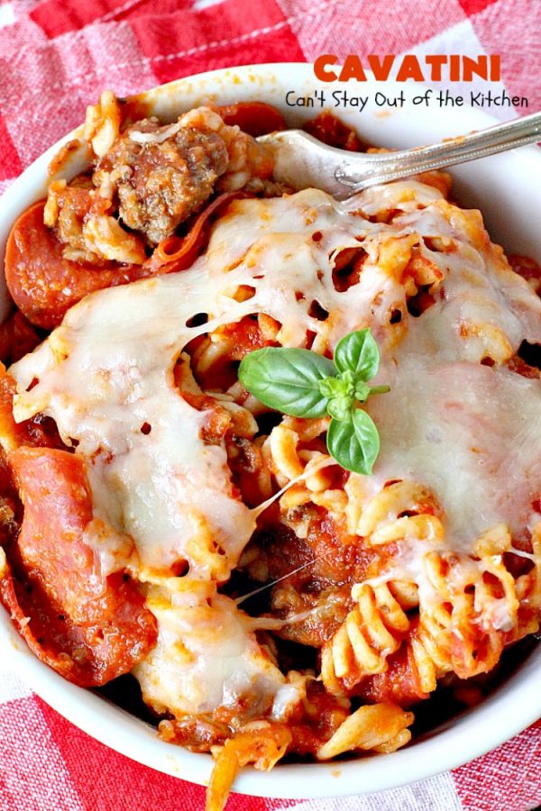 Cavatini – Can't Stay Out of the Kitchen