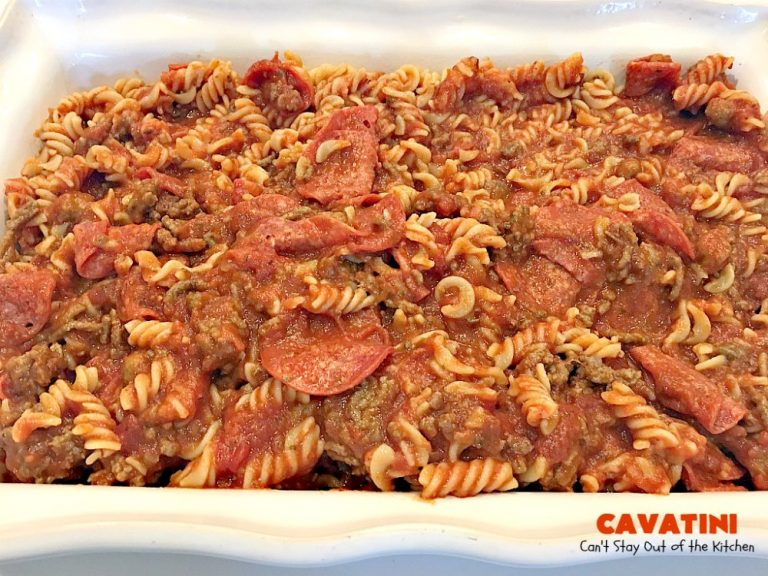 Cavatini – Can't Stay Out of the Kitchen